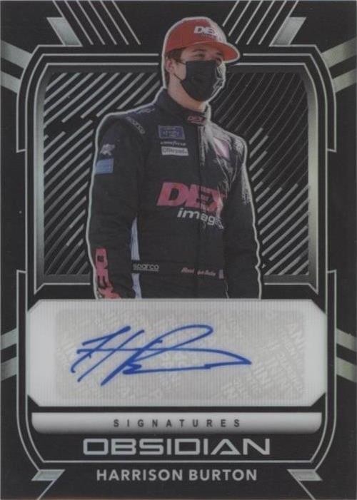 2021 Panini Chronicles - Obsidian Signatures Harrison Burton #OS-HB (AU ...