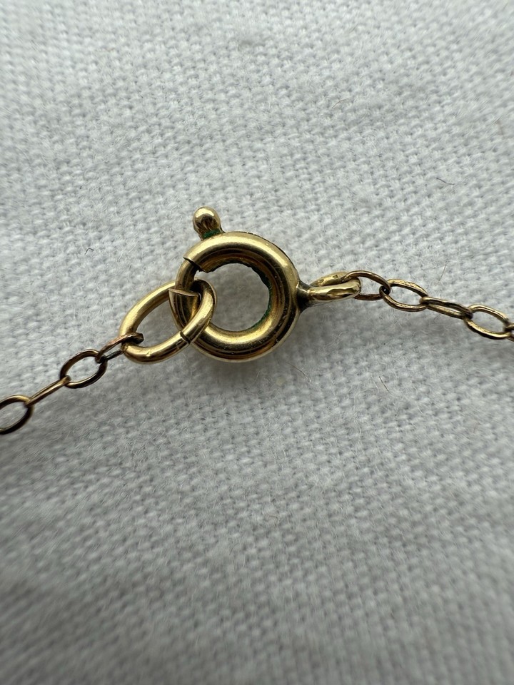 Vintage 1/20 12k Gold Filled Fine Delicate Necklace Chain 17.4 Inches ...