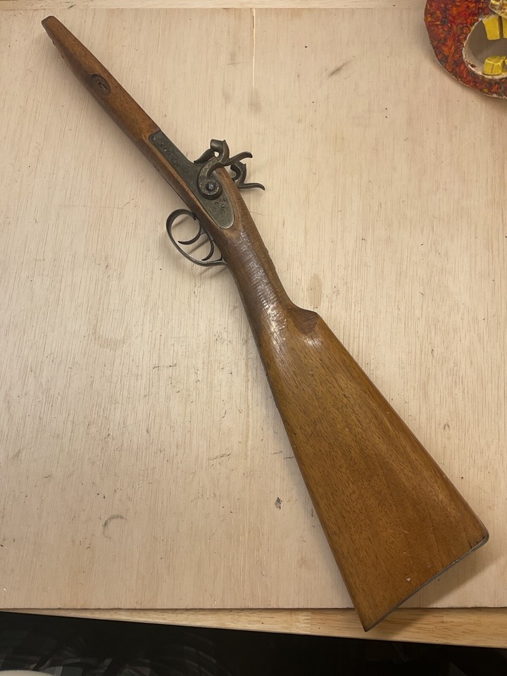 Black Powder Shot Gun stock and lock set | eBay
