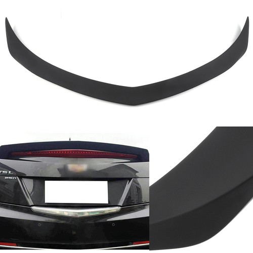 Trunk Rear Spoiler Wing Matte Black For 2013-2019 Cadillac ATS Sedan V ...