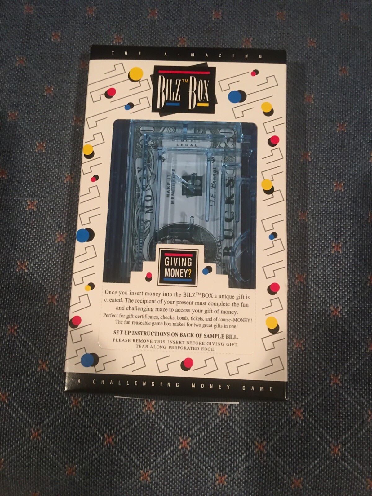 The Amazing BILZ BOX A Challenging Money Game - Novelty Puzzle for ...