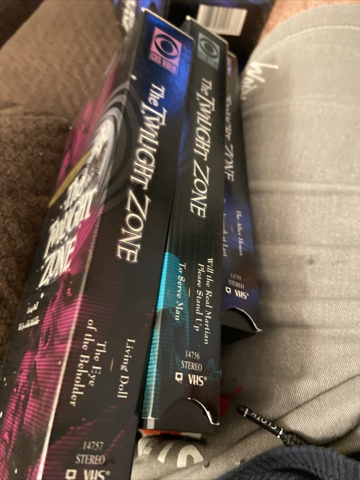 The Twilight Zone - 3 VHS 6 Episode Boxed Set New Condition never used ...