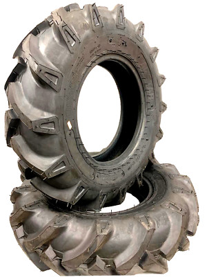 (2) Two- New 9.5x16 R1 6ply Lug Tractor Tires With Tubes Ultra Deep ...