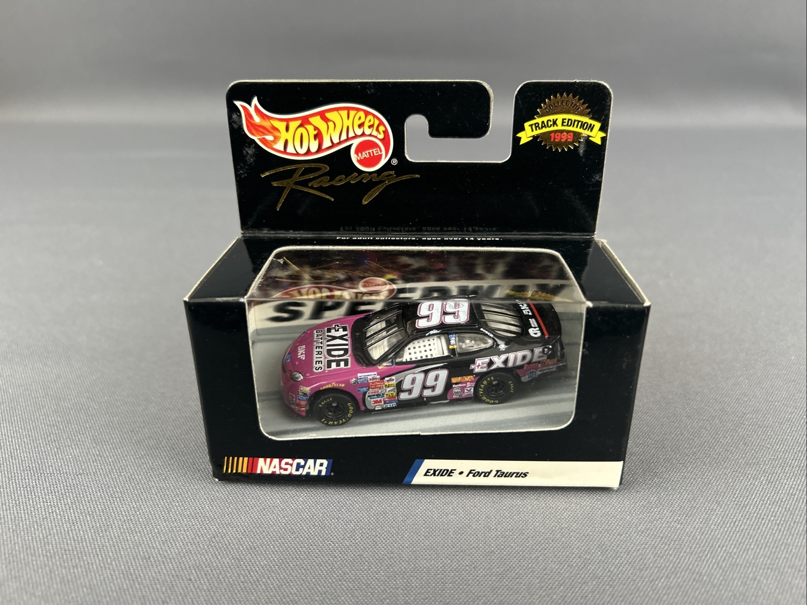 Hot Wheels Track Edition 1999 Jeff Burton #99 Exide Ford Taurus 1/64 ...