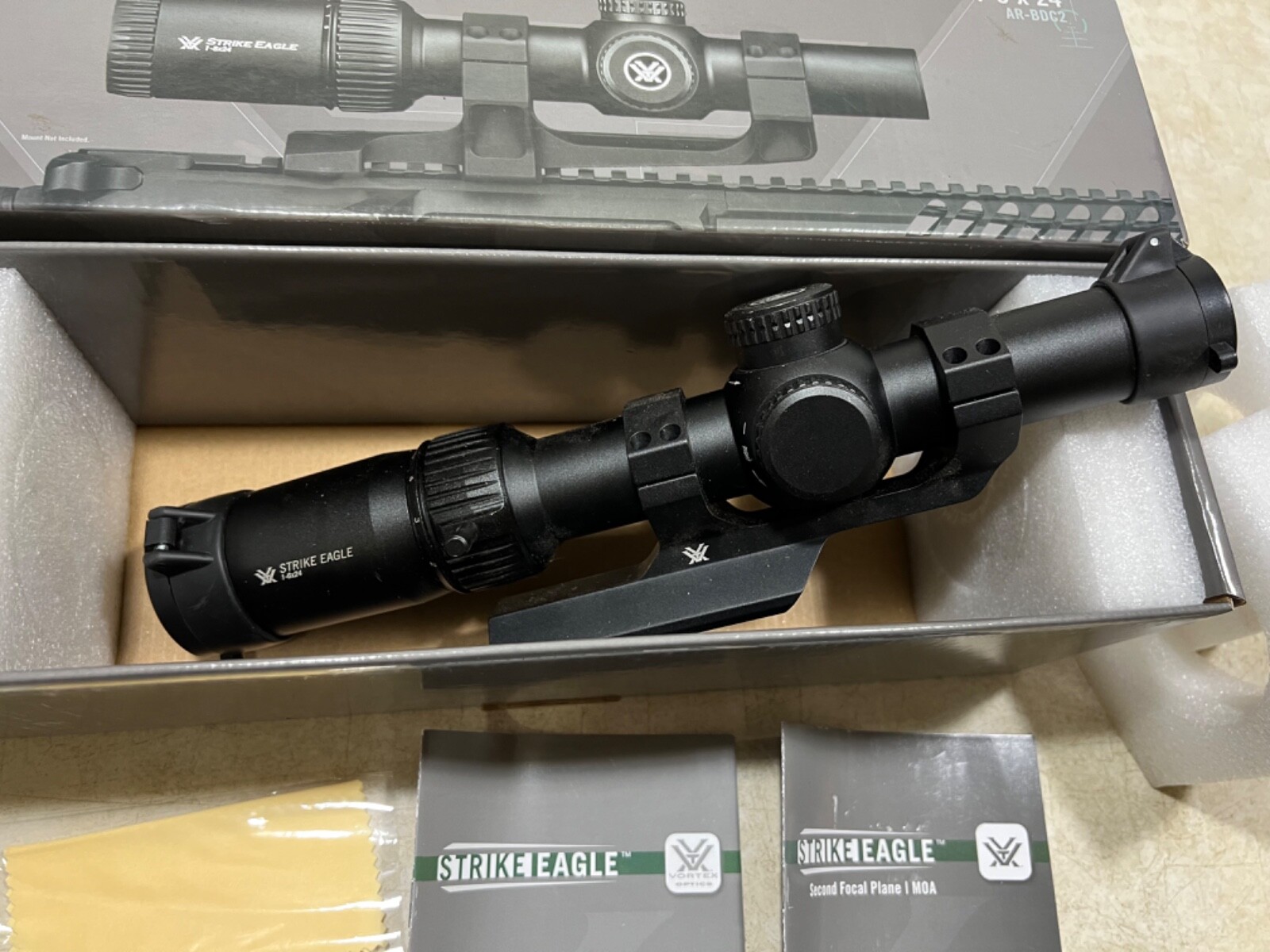 Vortex SE-1824-1 Strike Eagle 1-8x24 AR-BDC2 Reticle Riflescope for ...