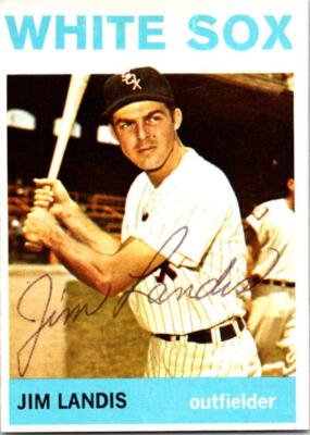 Jim Landis signed baseball card (Chicago White Sox) 1964 Topps #264 | eBay