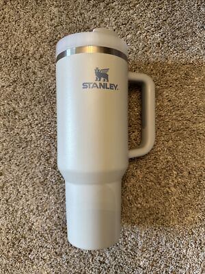 Stanley 40 Oz Adventure Quencher Tumbler W/Handle NO Straw (Gray Blue ...