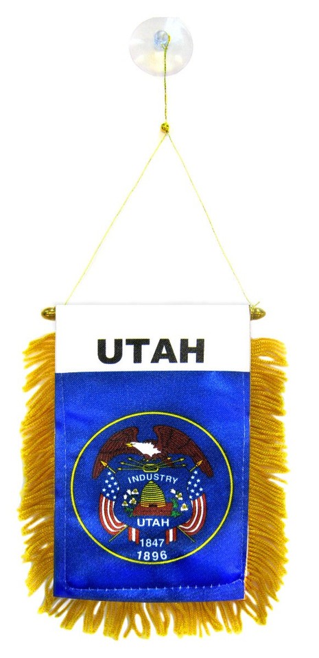 1 Dozen Utah Mini Banner Flag 4x6in US State Utah Flag UT | eBay