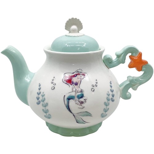 San Art Disney The Little Mermaid Ariel Tea Pot 655ml Green w/Box Japan ...