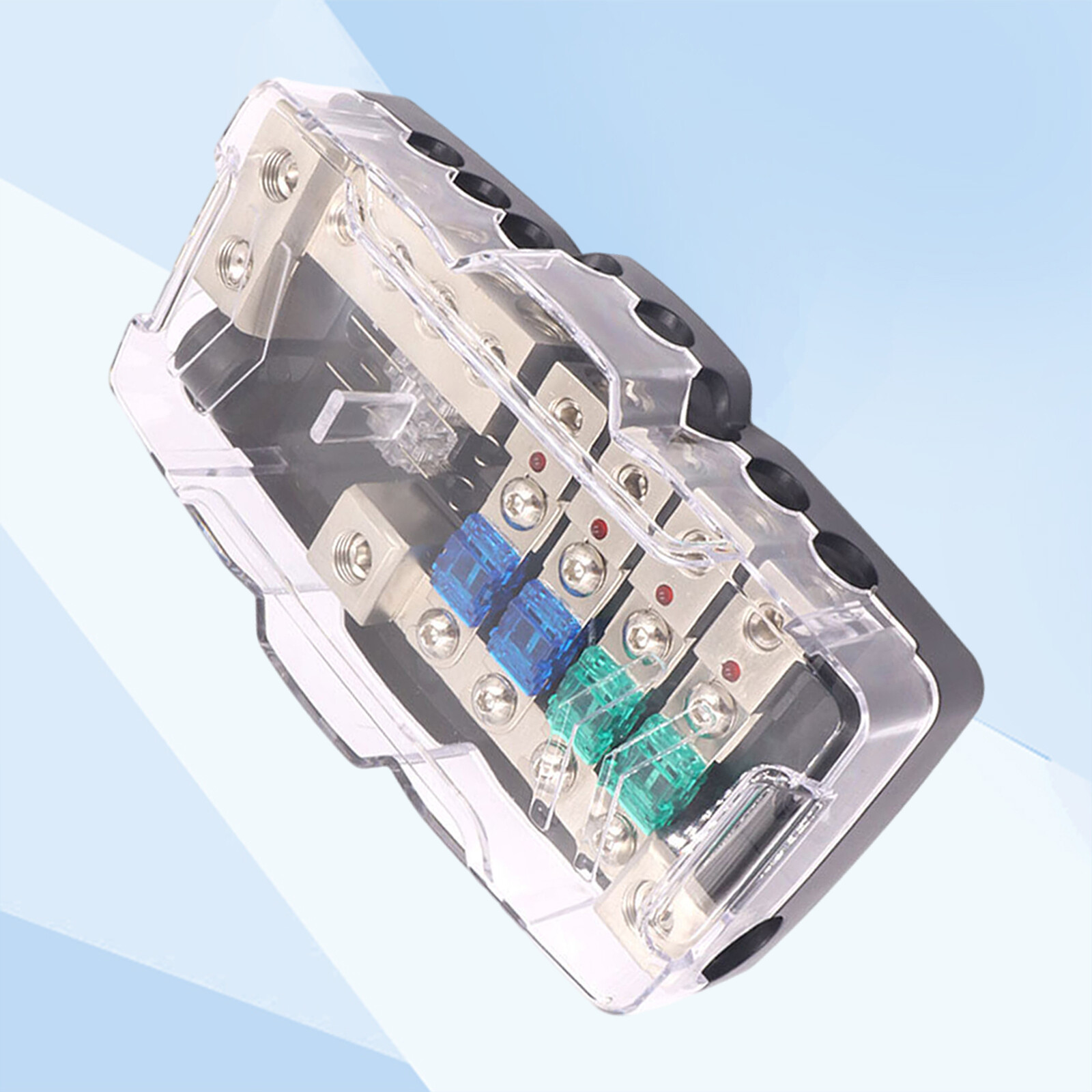 Audio Stereo Fuses Box LED Multi-Functional Power Splitting ...