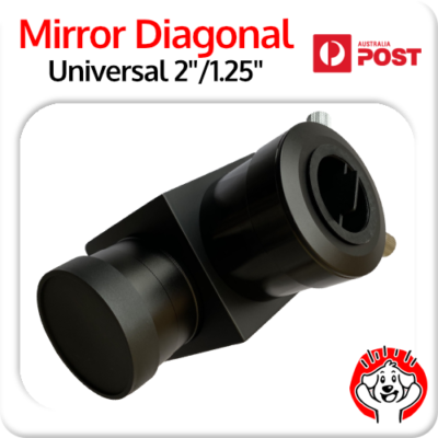 Universal 2" 90° Degree Mirror Diagonal (with 2" and 1.25" ports) for ...