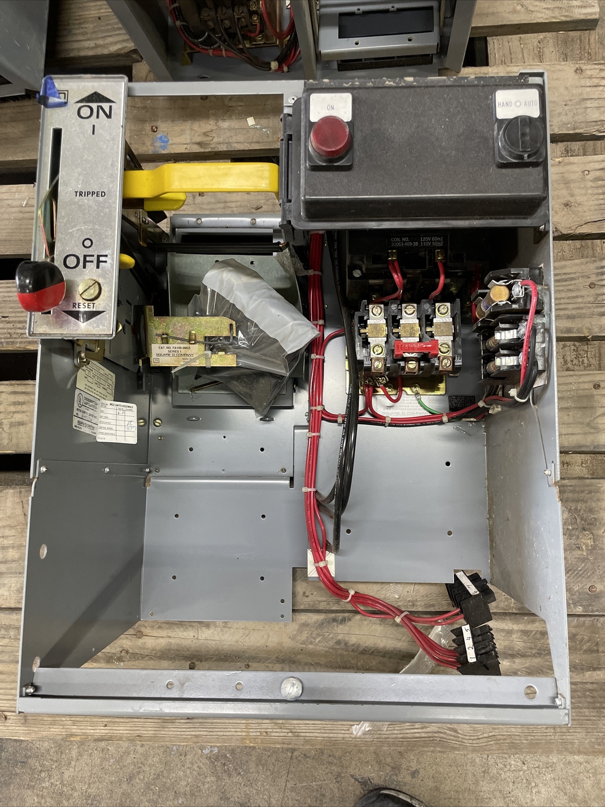 Square D Model 5 NO Breaker Size 2 Starter MCC Bucket | eBay