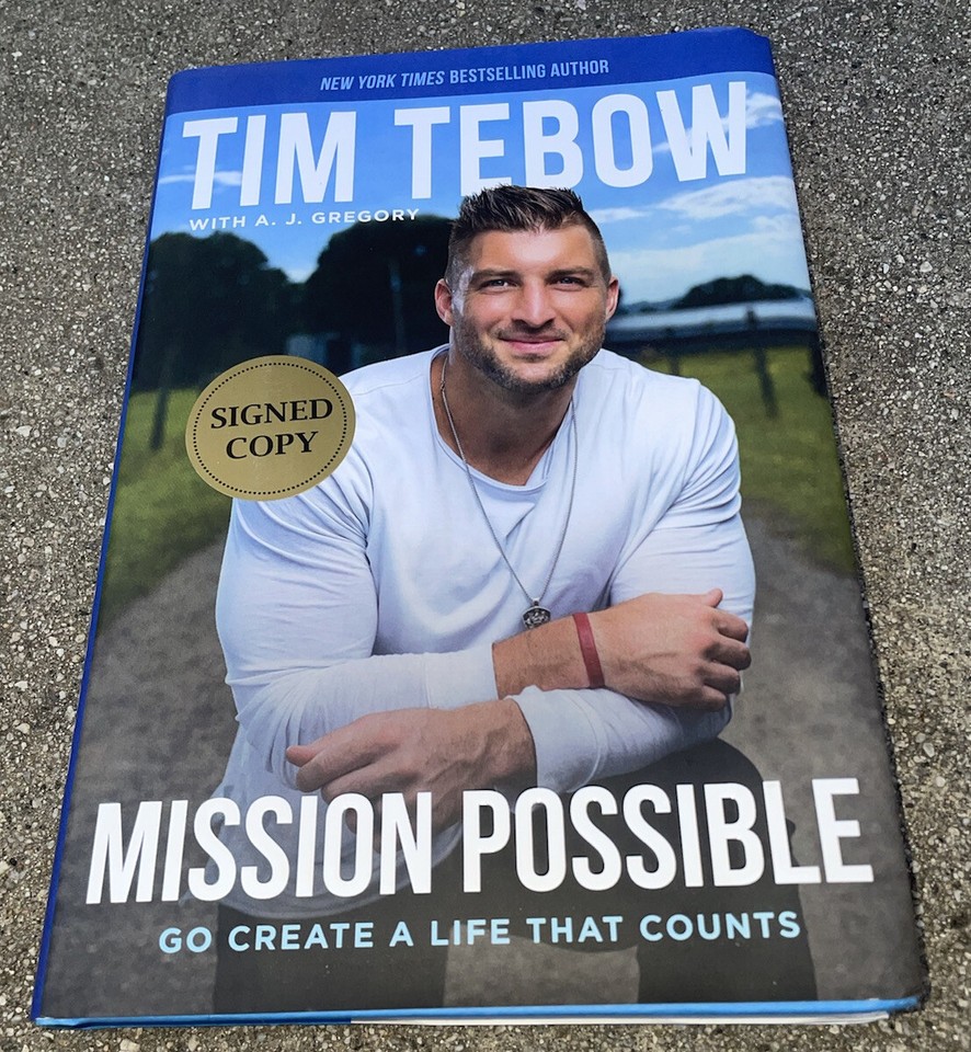 Tim Tebow Signed book Mission Impossible | eBay