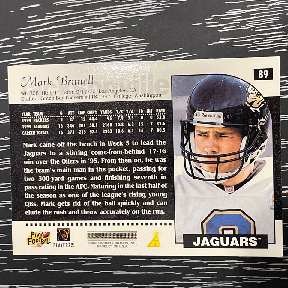 1996 Score Mark Brunell Card #89 | eBay
