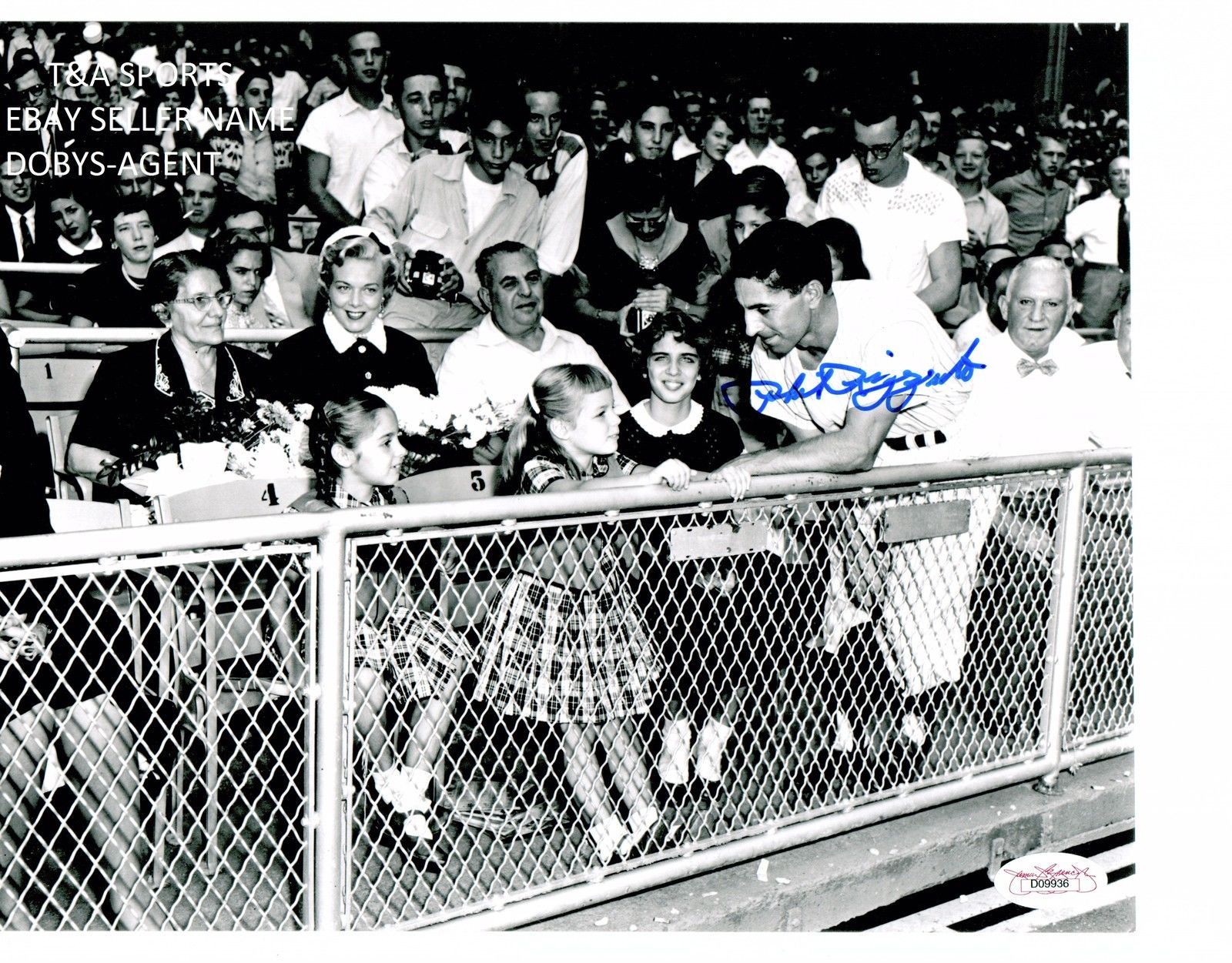 PHIL RIZZUTO 1994 HALL OF FAMER SIGNED 8x10 RIZZUTO DAY SEPT 19 1955 ...
