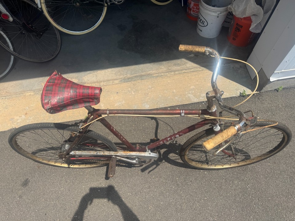 Vintage Raleigh Racer Road Bicycle All Steel Frame As-Is Project | eBay