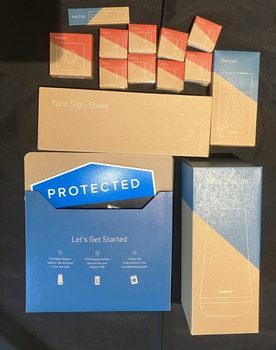 SimpliSafe 13 Piece Wireless Home Security System Indoor starter kit ...