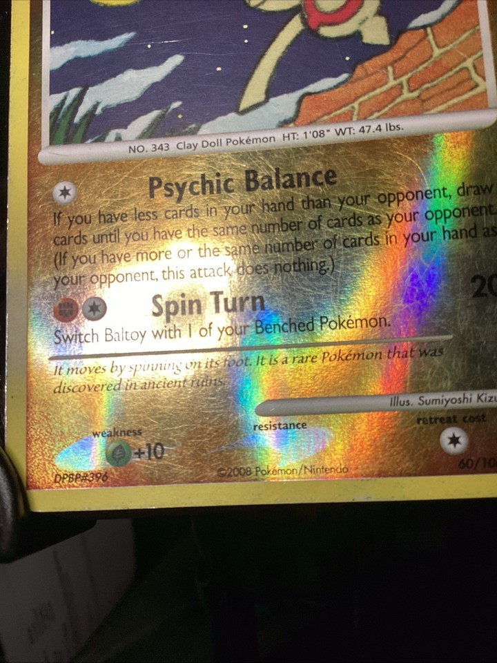 Pokemon TCG Trading Card Of Baltoy 60/106 | eBay UK