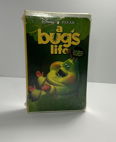 A Bugs Life, Disney VHS 1998 - Home Video Edition - Sealed - Clam Shell ...