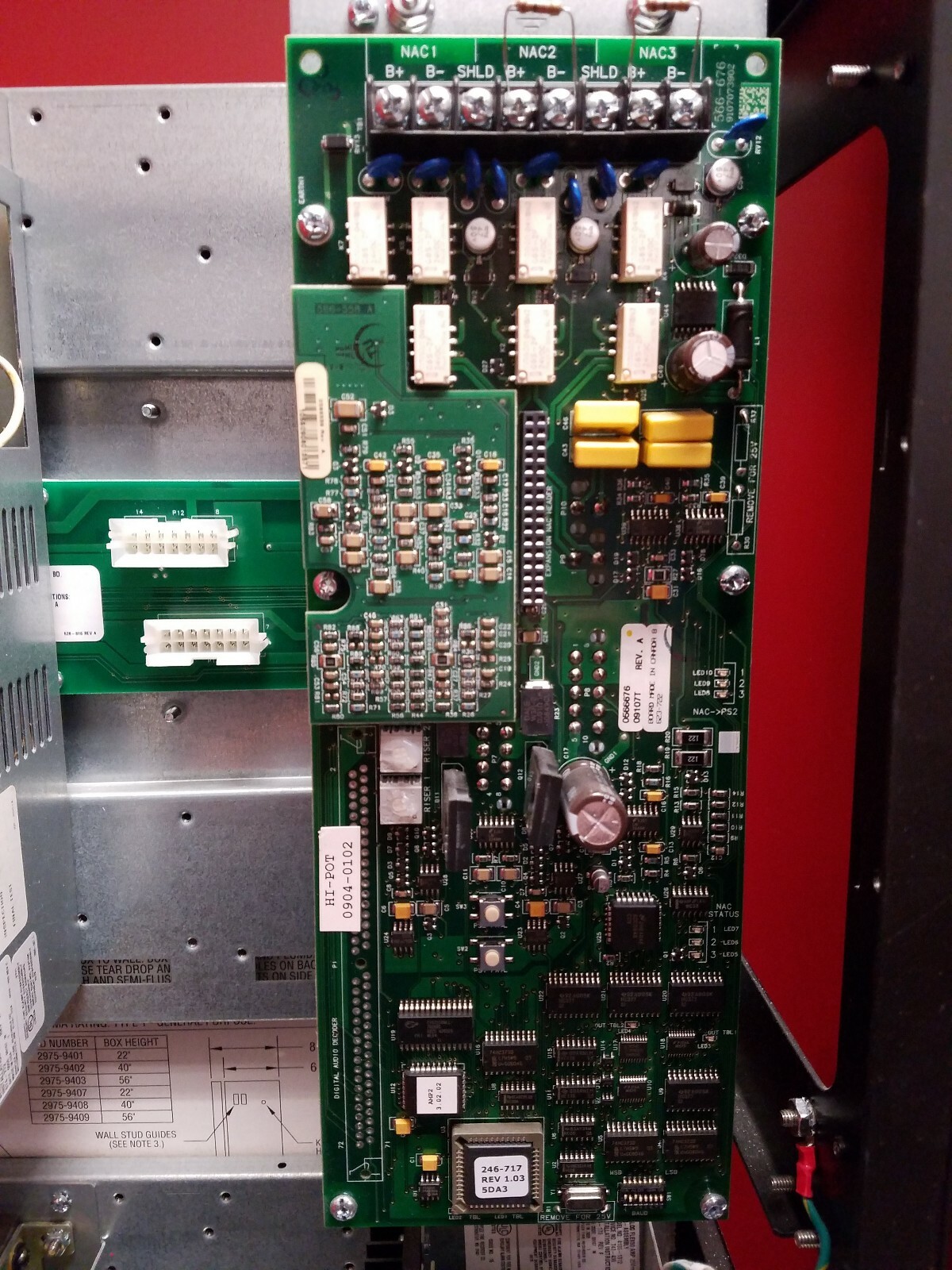 Simplex 4100-1312 - 50w Amplifier With 3 Class B NACS 25v for sale ...