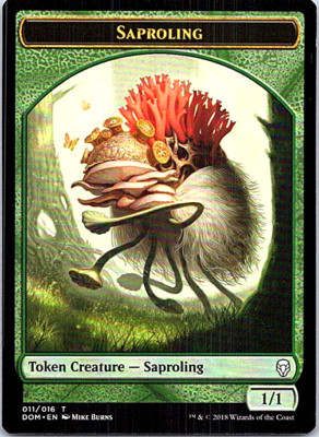 Saproling Token #11 Magic The Gathering Dominaria Card Light Play | eBay