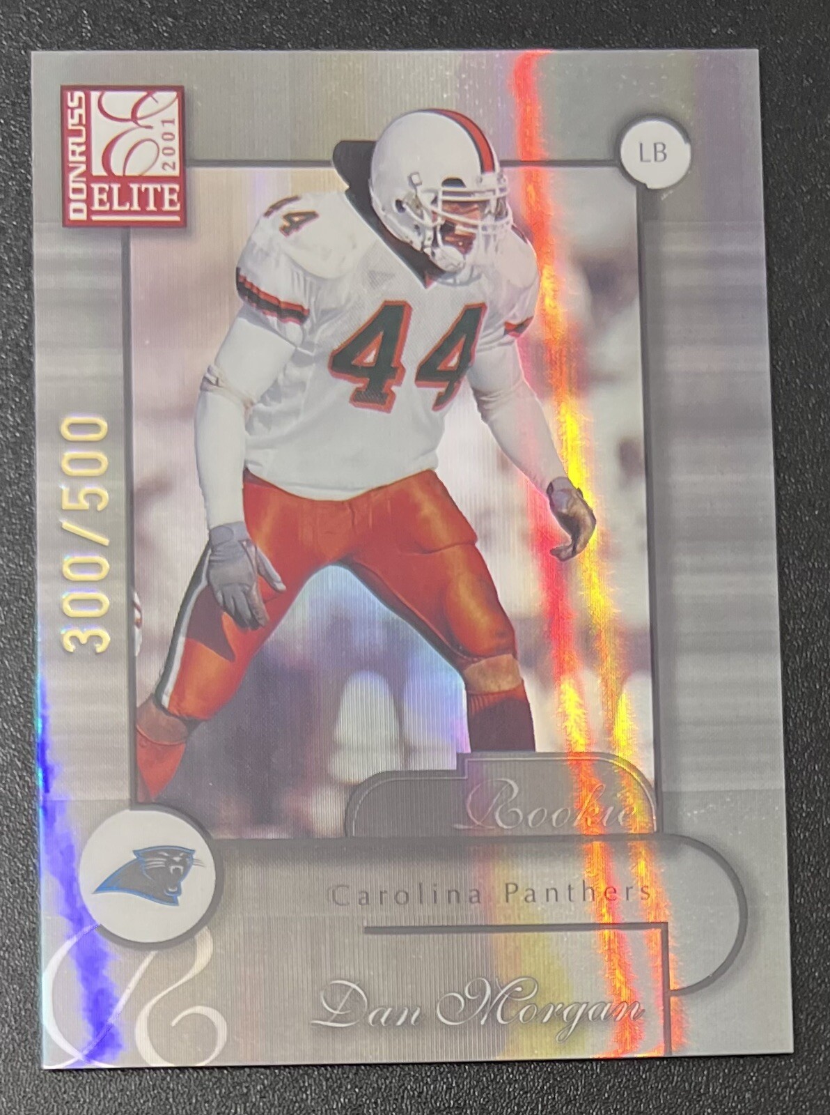 Dan Morgan 2001 Donruss Elite ROOKIE /500 #182 - Carolina Panthers | eBay