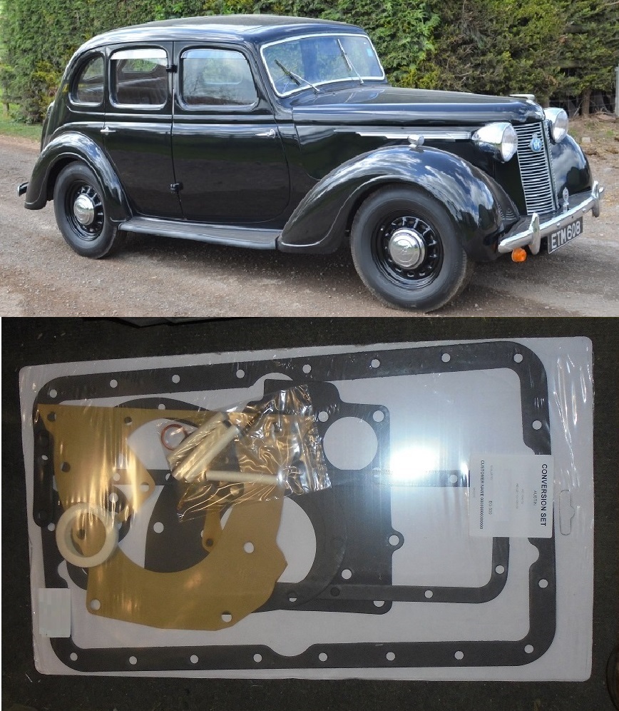 AUSTIN 16 16hp Sixteen (2199cc) SUMP GASKET ENGINE CONVERSION SET (1946 ...