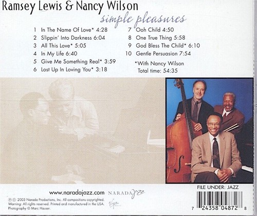 Ramsey Lewis & Nancy Wilson: Simple Pleasures (CD, 2003) | eBay