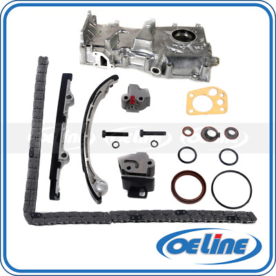 Fit 98-01 2.4L Nissan Altima GLE GXE SE XE KA24DE Timing Chain Kit Oil ...