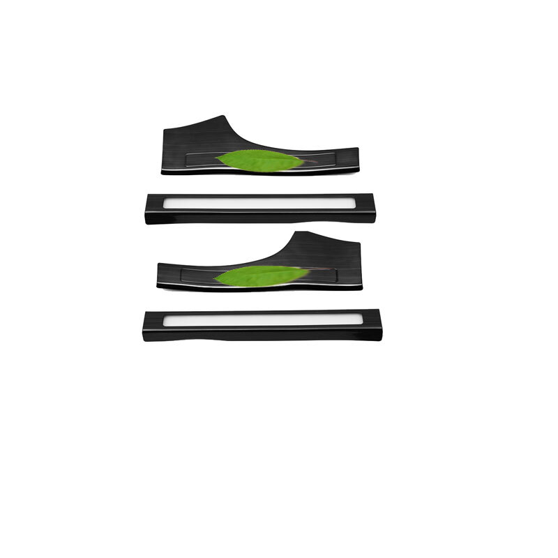 For Lincoln MKZ 2013-20 Black Titanium Door Sill Threshold Protector ...