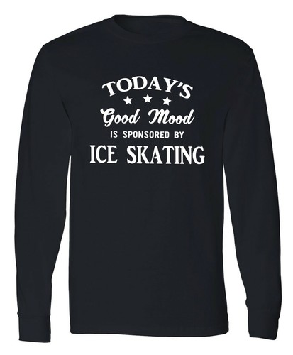 Ice Skating Long Sleeve T-Shirt Skater Figure Skate Tee | eBay