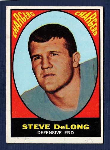 1967 Topps Steve DeLong #128 San Diego Chargers EXMT- | eBay