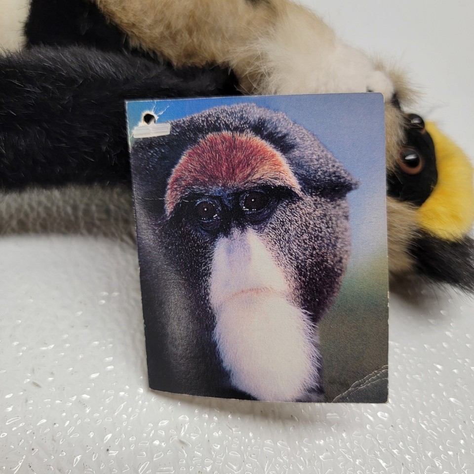 17" Aurora Wildbeasts DeBrazza’s Guenon Plush Toy Hanging Monkey | eBay