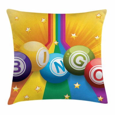 Bingo Throw Pillow Cases Cushion Covers Home Decor 8 Sizes | eBay