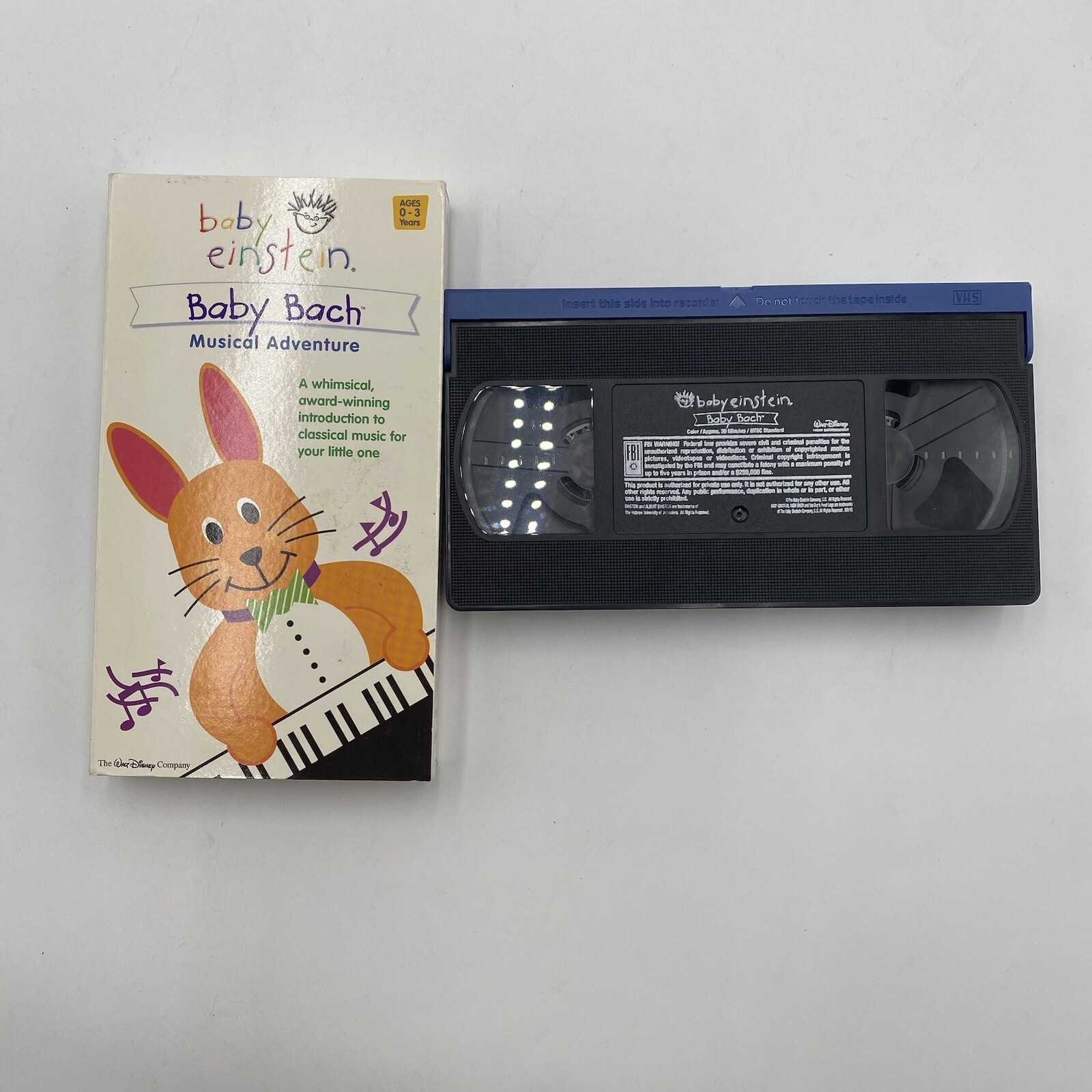 BABY EINSTEIN - BABY BACH -VHS Childrens Educational Program Music ...