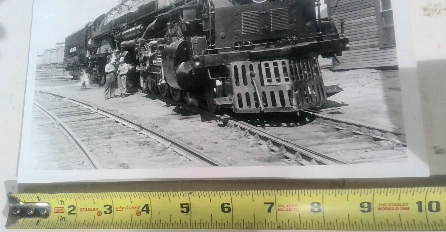 RARE Union Pacific Railroad Train Photo X4002 Workers Station EPHEMERA ...