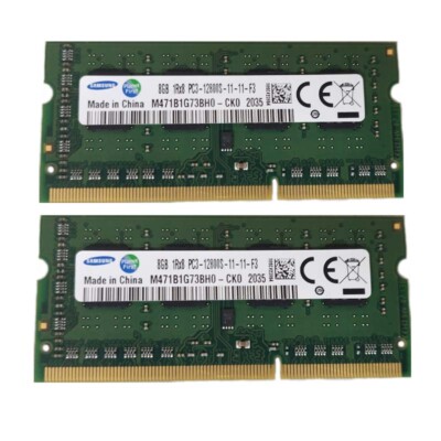 Samsung 16GB (2x8GB) 1RX8 DDR3 1600MHz PC3-12800S SODIMM Laptop RAM ...