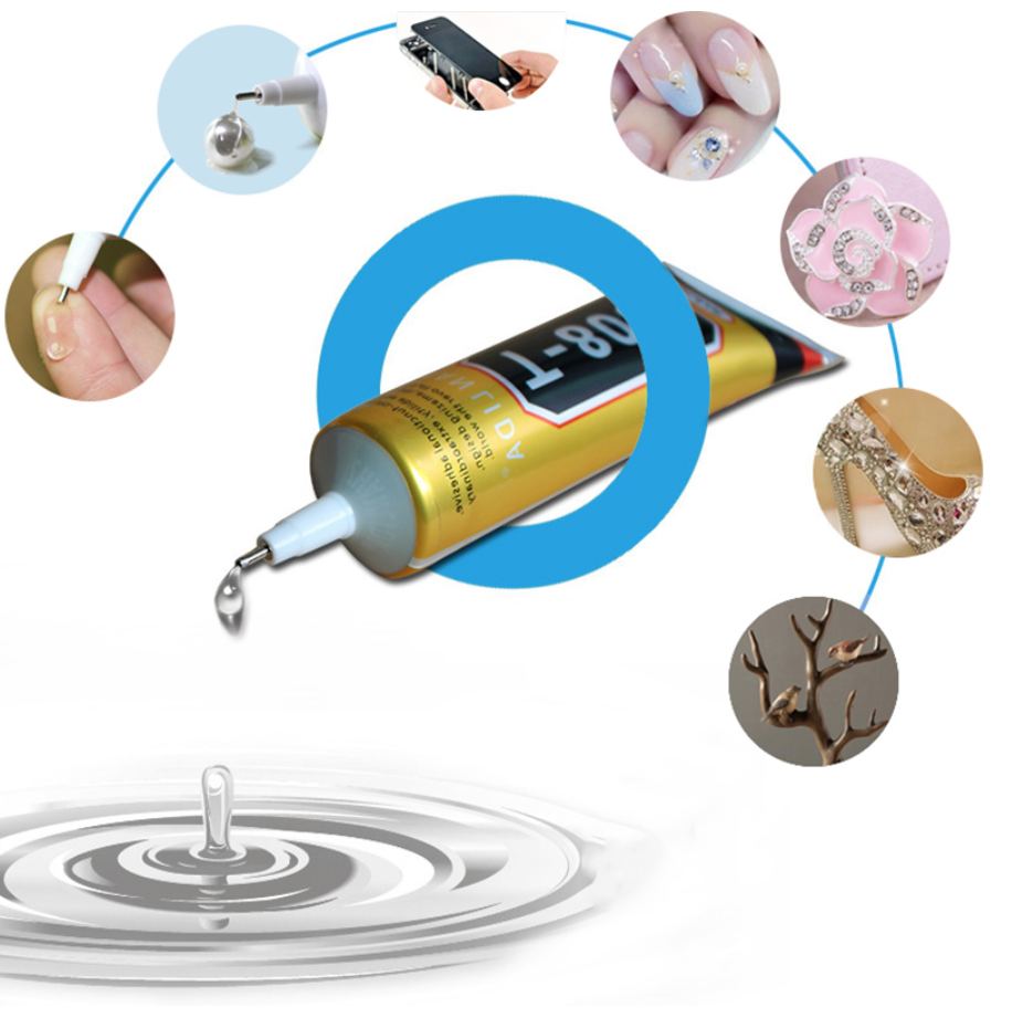 Mobile Phone Glue Adhesive Industrial Strength T8000 T-8000 15ml Craft ...
