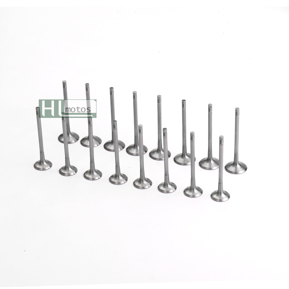 16Pcs Engine Intake & Exhaust Valves Set for 1.8T 2.0T VW GTI GLI Audi ...