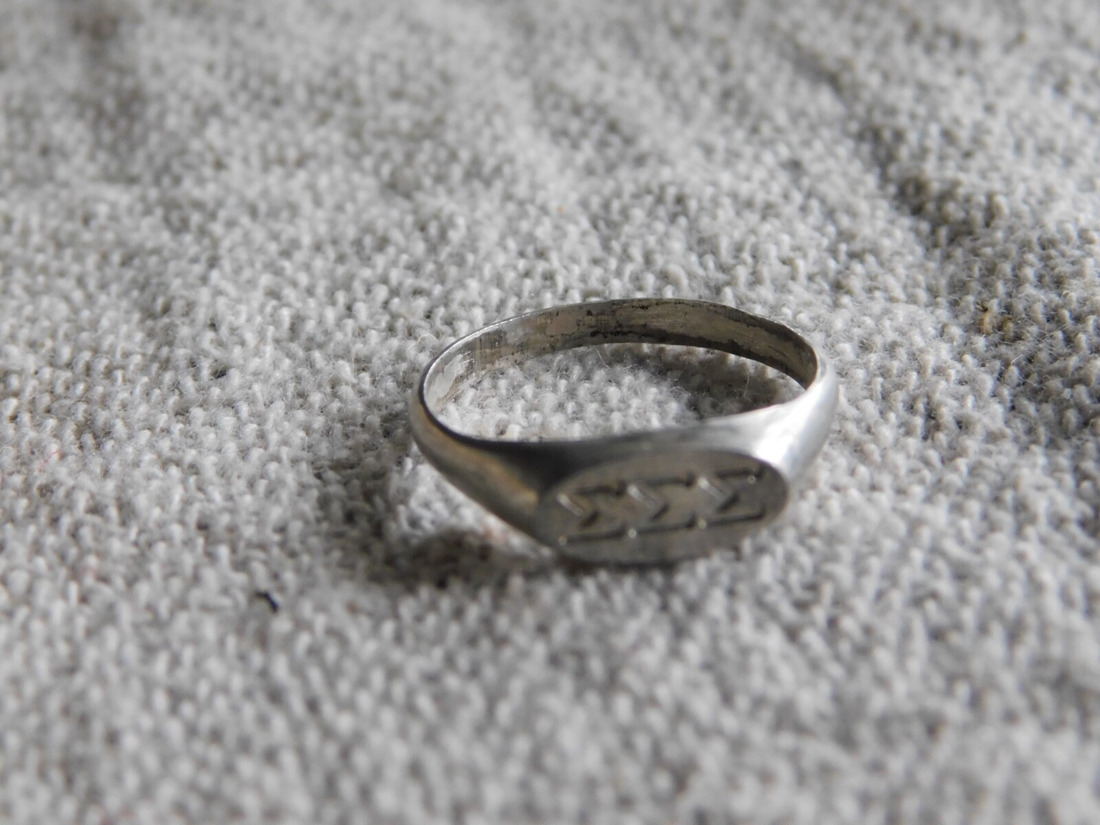 Silver Sigma Sigma Sigma Sorority Ring | eBay