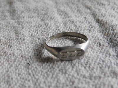 Silver Sigma Sigma Sigma Sorority Ring | eBay