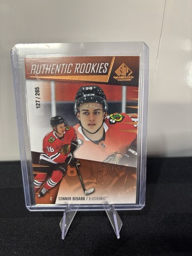 2023-24 SP Game Used Authentic Rookies Bronze /265 Connor Bedard #230 ...