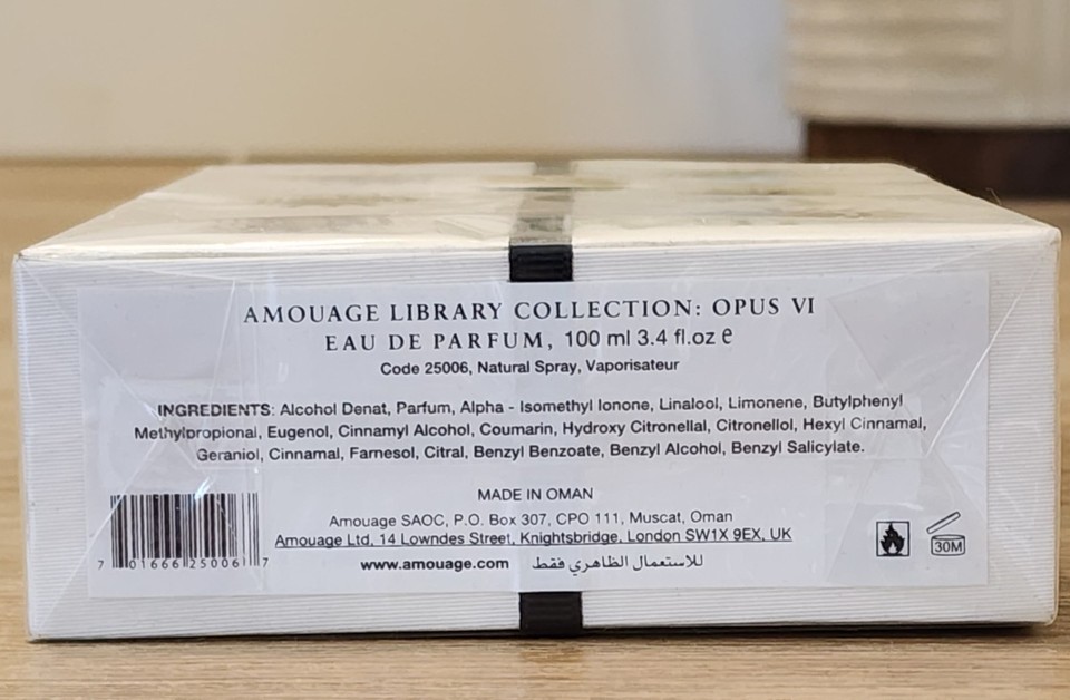 Amouage Opus VI | BNIB | 2019 Batch | 3.4 Oz / 100ml | Discontinued | eBay