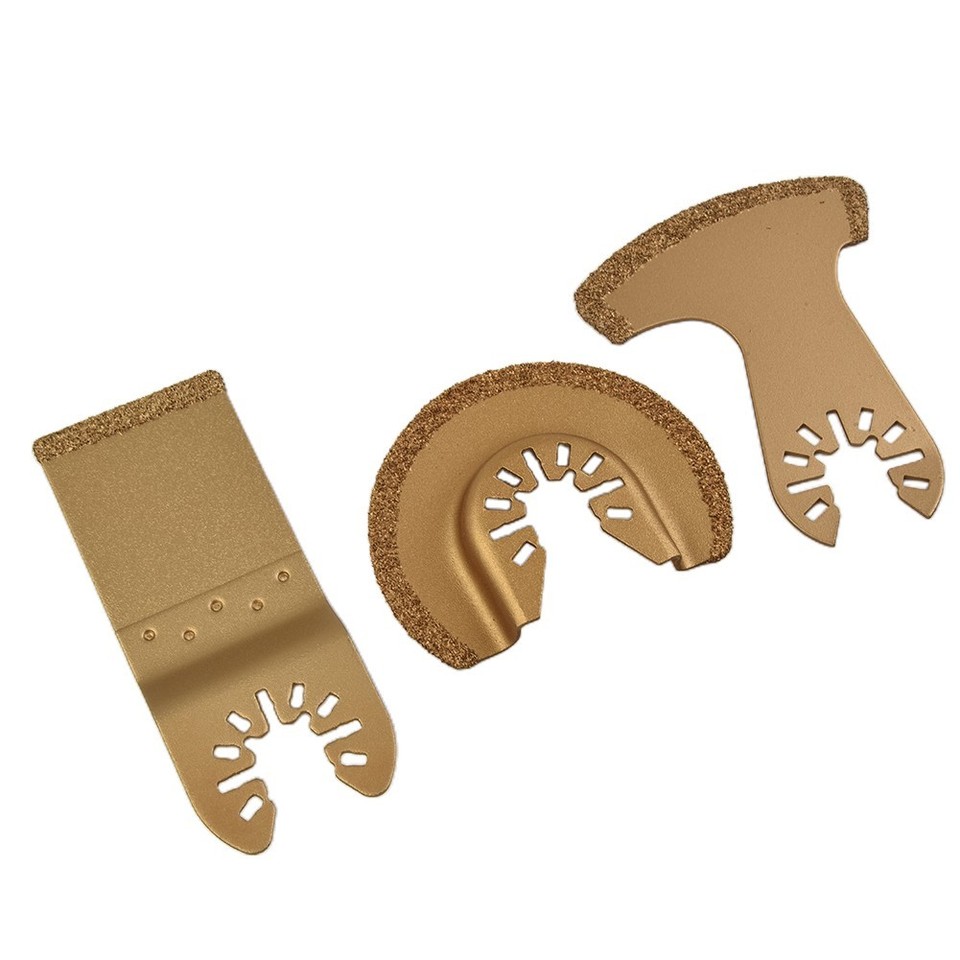 Multi Tool Tile Grout Cutter 3pcs Set Carbide Saw Blade Brand New High ...