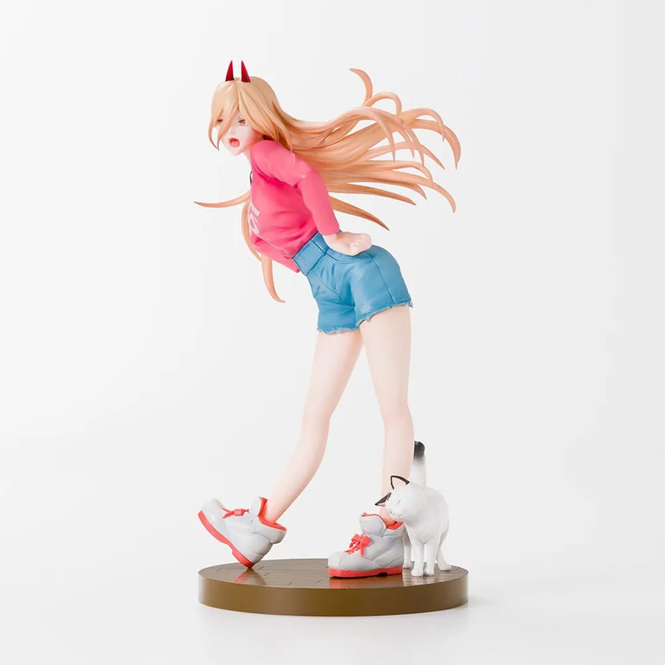 15CM Anime MAN Figure POWER Sitting Position Anime Model Toys Gifts. | eBay