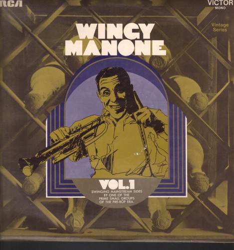 Wingy Manone, Vol. 1 LP Vinyle UK RCA VICTOR 1969 Édition Étiquette ...