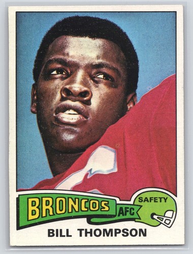 1975 Topps #104 Bill Thompson - Broncos - Nrmt | eBay