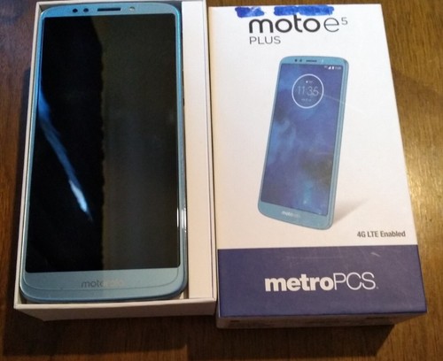 Motorola Moto E5 Plus Blue Unlocked Metropcs | eBay