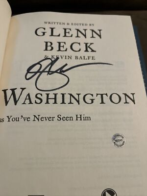 Glenn Beck Signed 1st Ed. Being George Washington Hologram ...