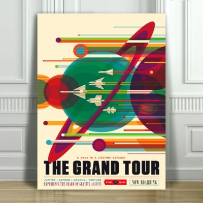 COOL NASA TRAVEL CANVAS ART PRINT POSTER - The Grand Tour - Space ...